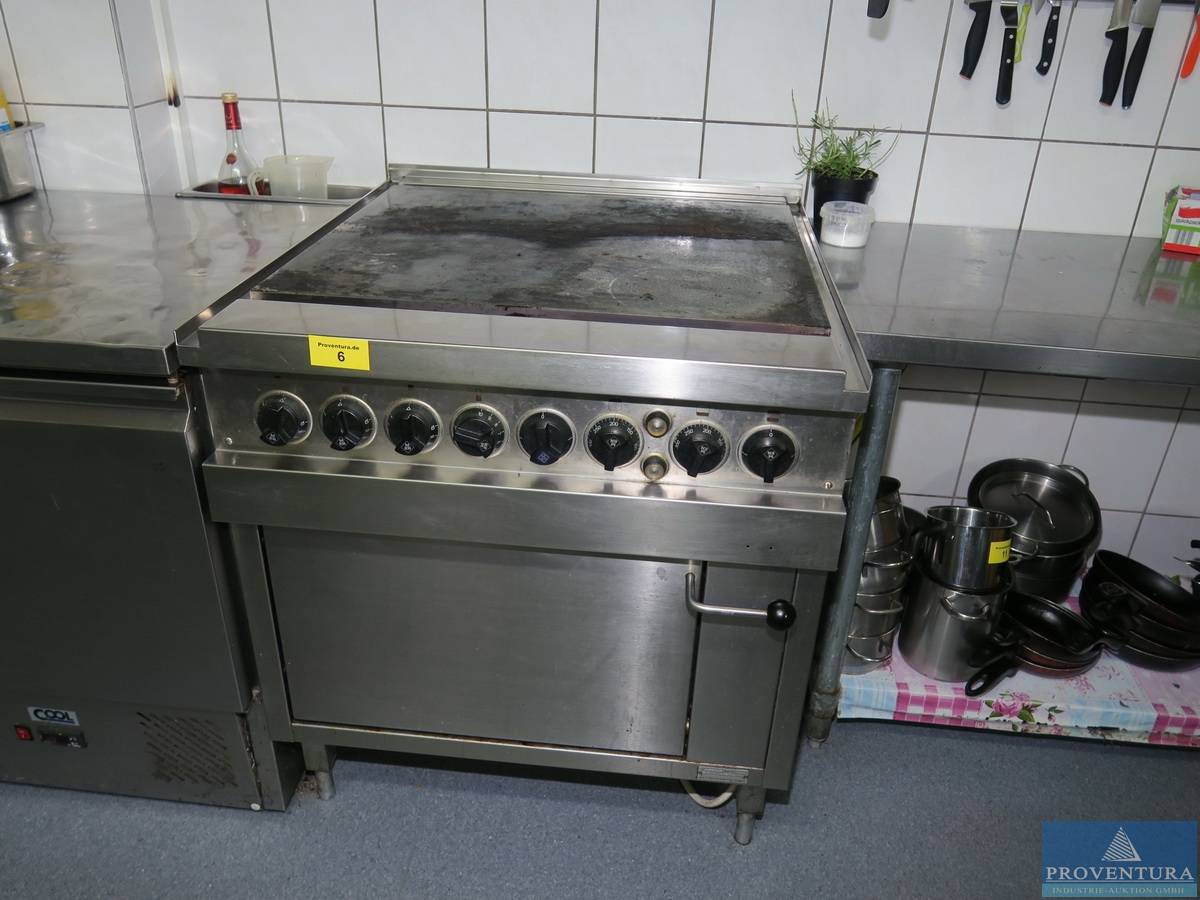 Elektro-Kochblock MKN Edelstahl