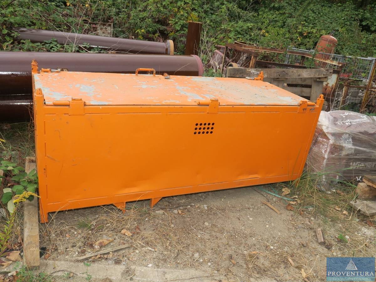 Transportkiste Stahl orange