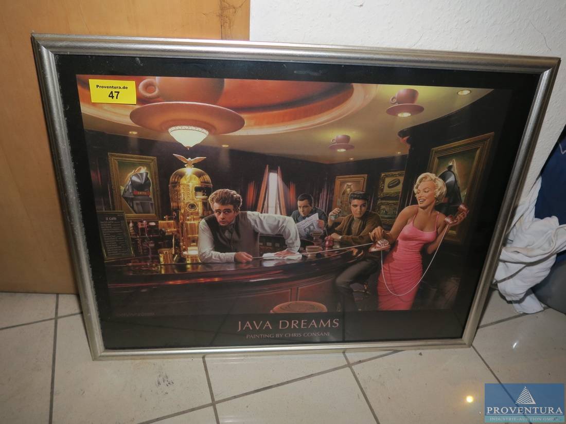 Wandbild Druck Java-Dreams Painting by Chris Consani