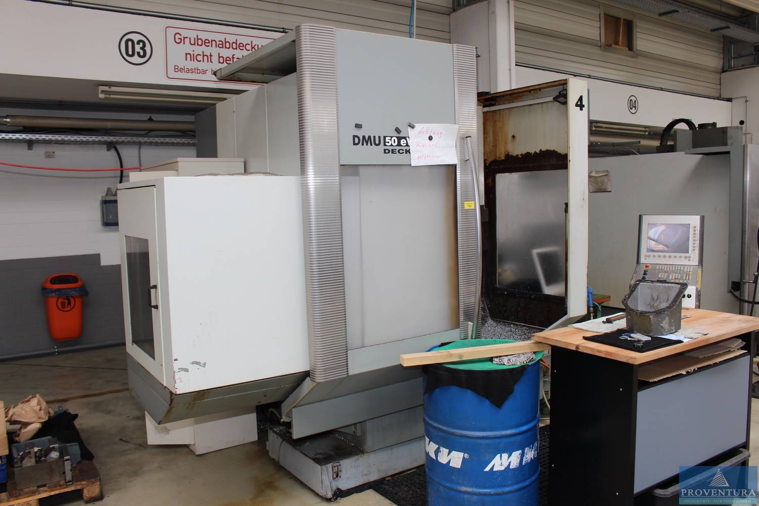 5-Achs-CNC-Vertikal-Fräszentrum DECKEL MAHO DMU 50 Evolution