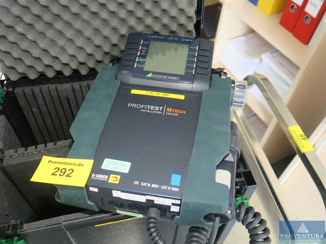Schutzmaßnahmenprüfgerät GOSSEN Metrawatt Profitest MTECH+M5200O