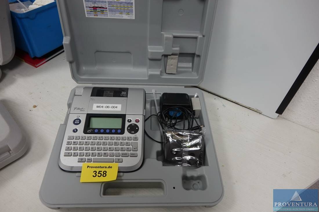 Labeldrucker BROTHER P-touch 1830 mit Netzteil