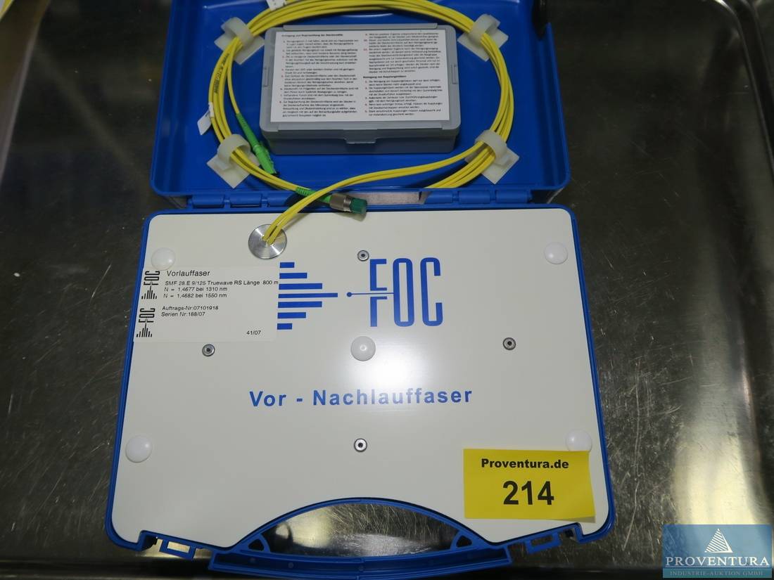 Singlemode-Vorlauffaser FOC 9 µm 800 m