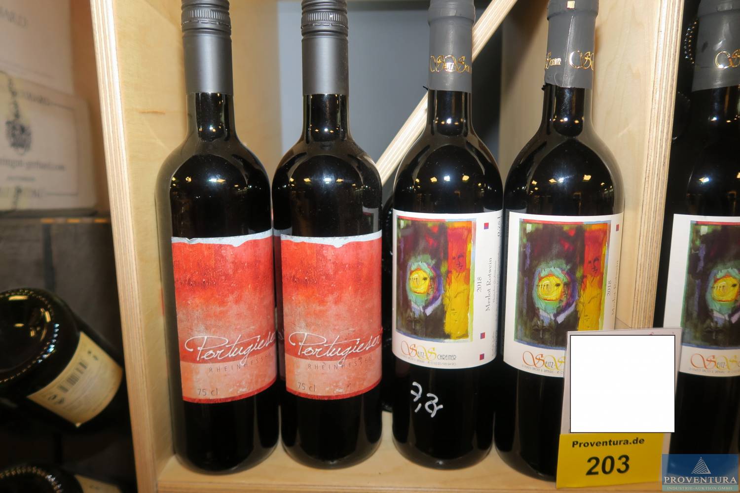 Deutscher Wein ca. 3 Flaschen PORTUGIESER Rheinhessen 2016