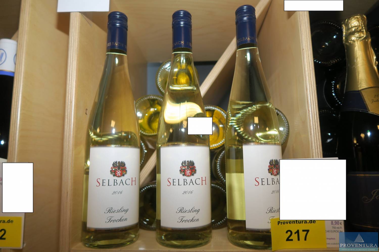 Deutscher Wein ca. 14 Flaschen SELBACH Riesling Trocken 2016