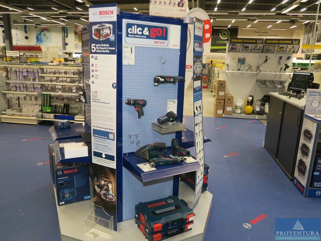 Verkaufsregal BOSCH Clic & Go