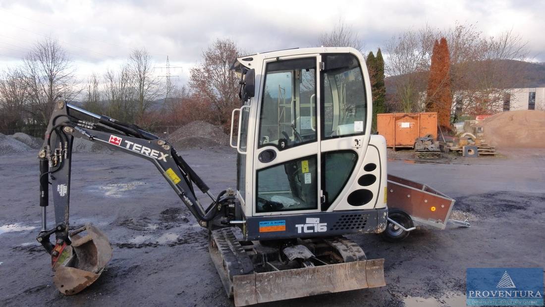 Mini-Bagger TEREX TC16 Tilt