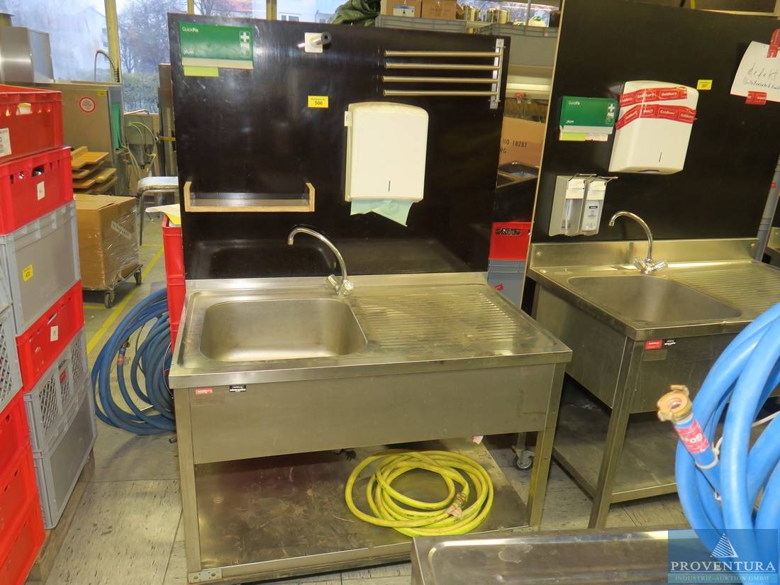 Mobil-Spültisch Edelstahl