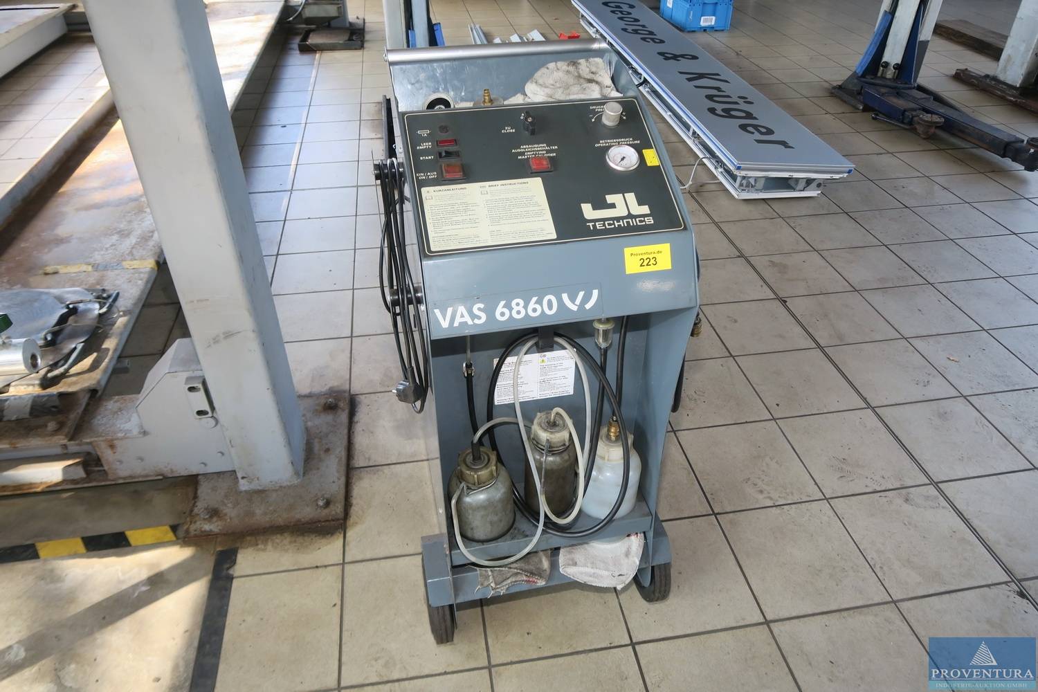 Bremsflüssigkeits-Füll- u. -evakuiergerät JL Technics VAS 6860