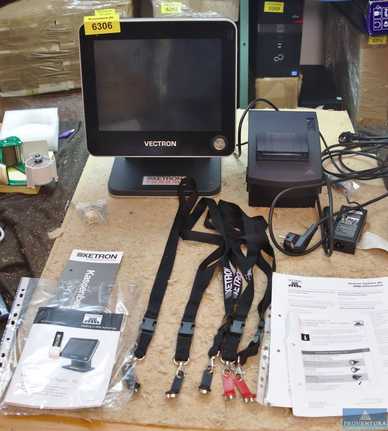 PC-System aus ehemaligen Kassenarbeitsplatz VECTRON Pos Touch 12