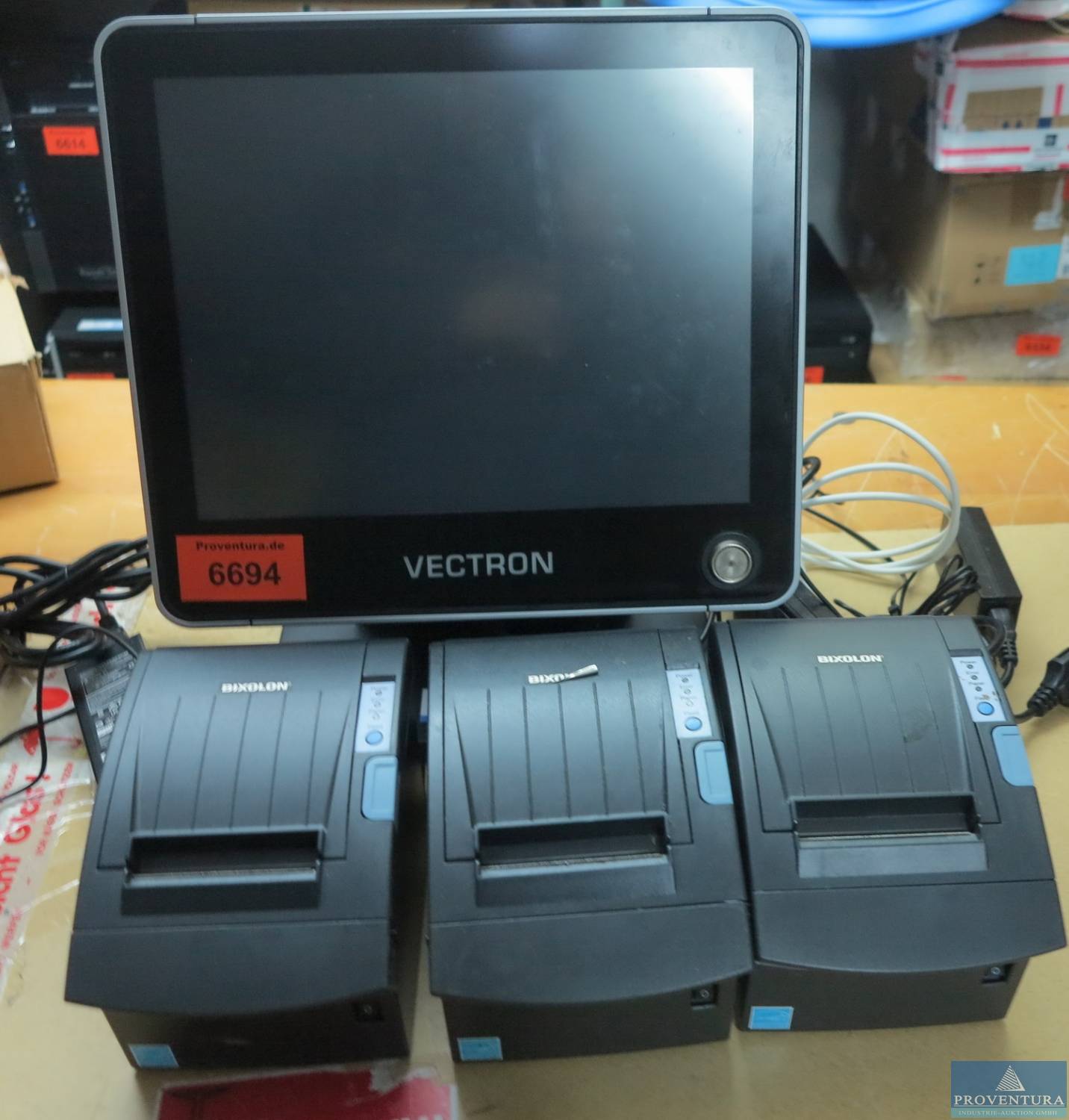 PC-System aus ehemaligen Kassenarbeitsplatz VECTRON Pos Touch 15 II