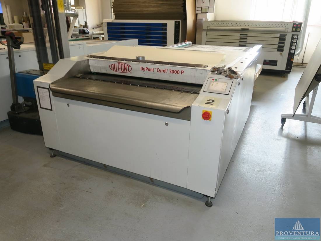 Belichtungsplatten-Reinigungsanlage DUPONT Cyrel 3000 P