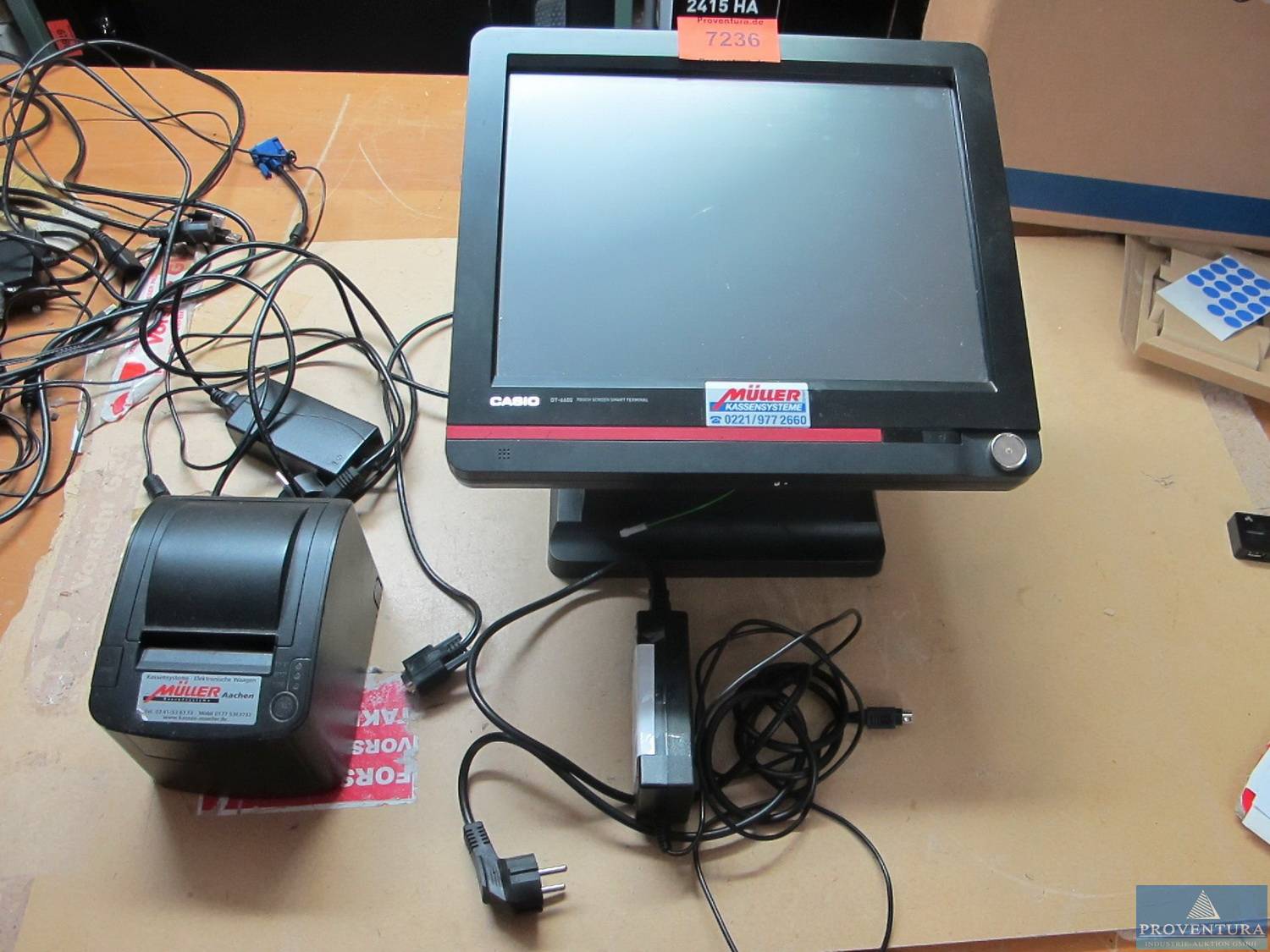 PC-System aus ehemaligen Kassenarbeitsplatz CASIO QT 6600