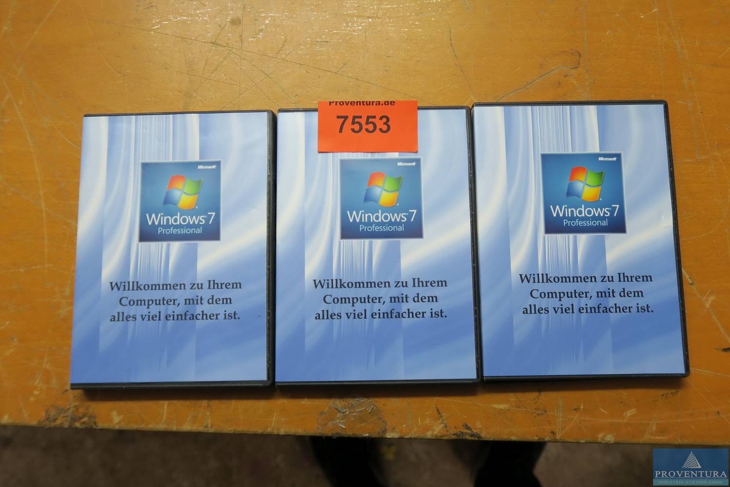 Software MICROSOFT 3x Windows 7 Professional
