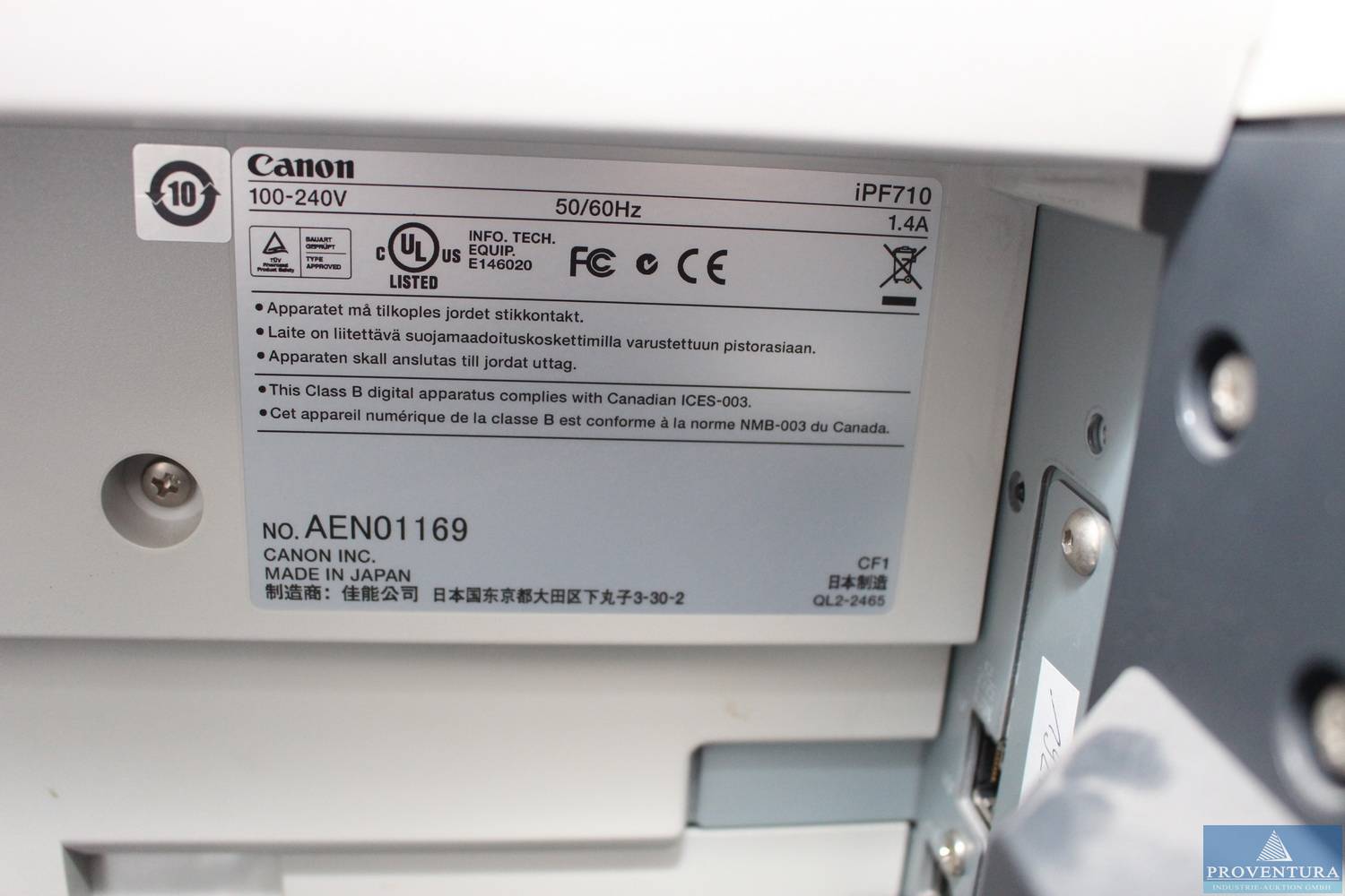 Grossformatdrucker CANON IPF 710