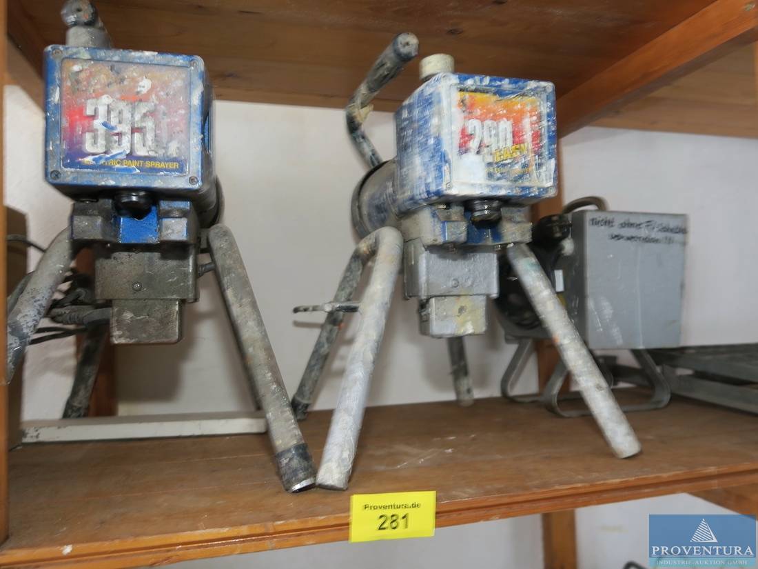 Airlessgeräte GRACO 290 Easy und Garaco 395