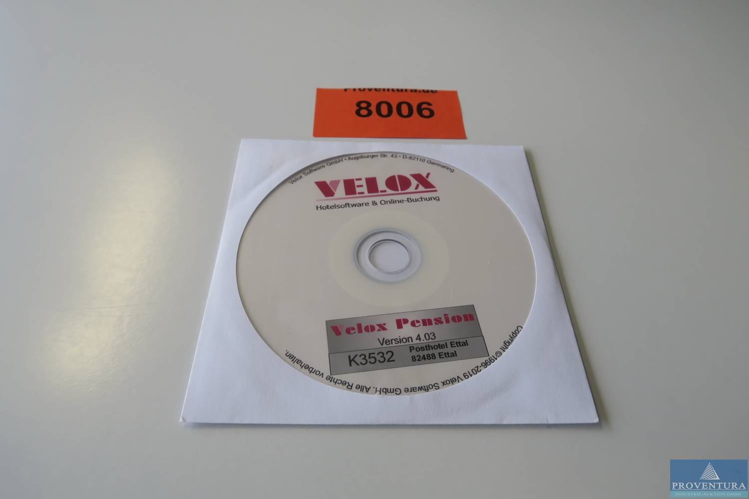 Software Velox Pension Version 4.03