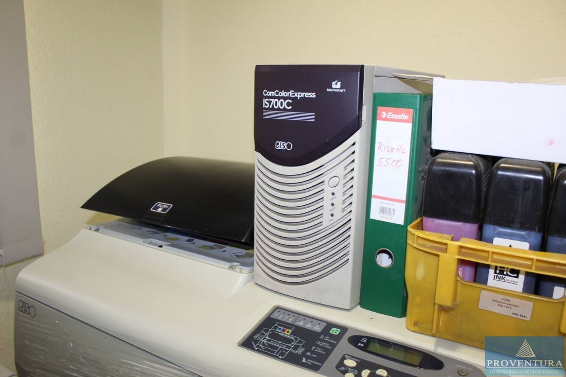 Hochgeschwindigkeitsdrucker Riso HC 5500 mit Kleinmenge Verbrauchsmaterial