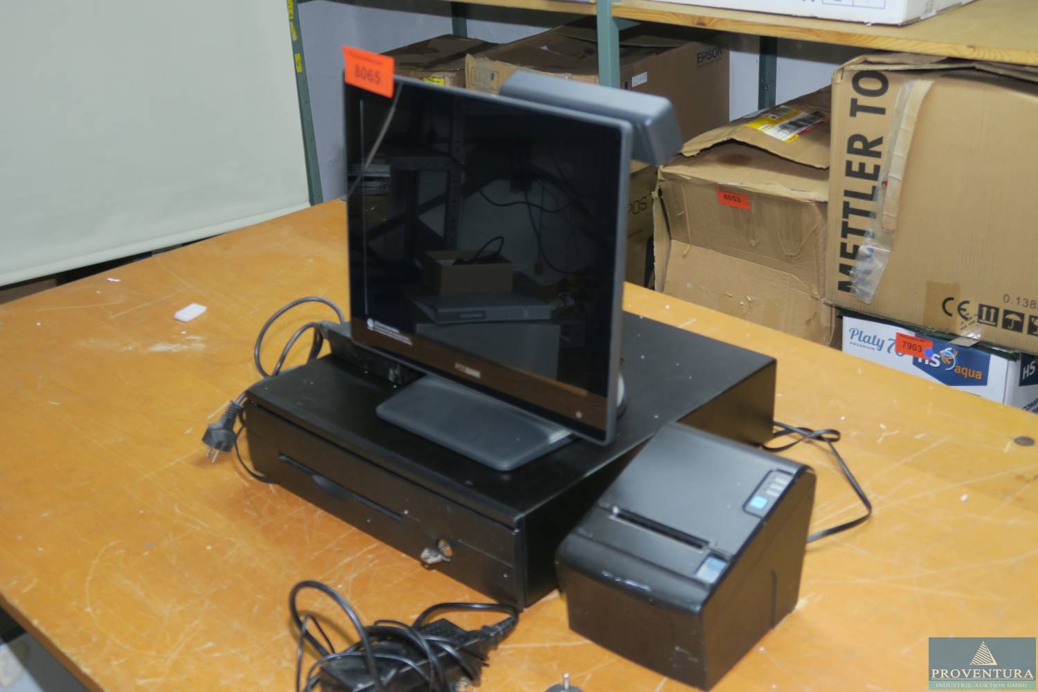 PC-System aus ehemaligen Kassenarbeitsplatz POSBANK Apexa G