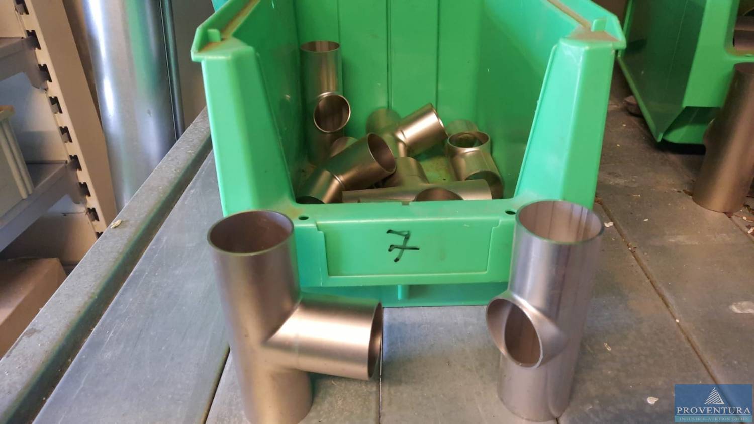 V2A T-Stücke 40x1.5 mm