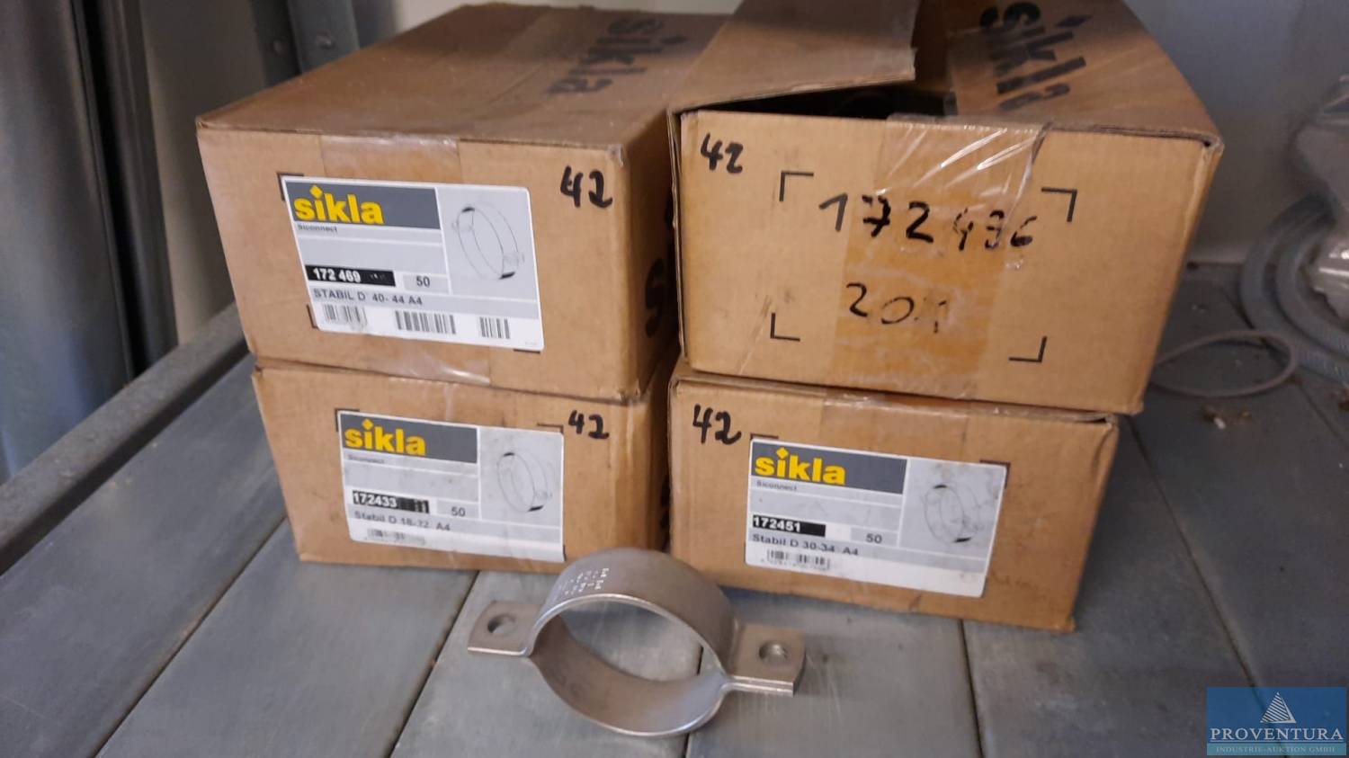 V4A 2 teilige Schellen Sikla Siconnect 4 Kartons