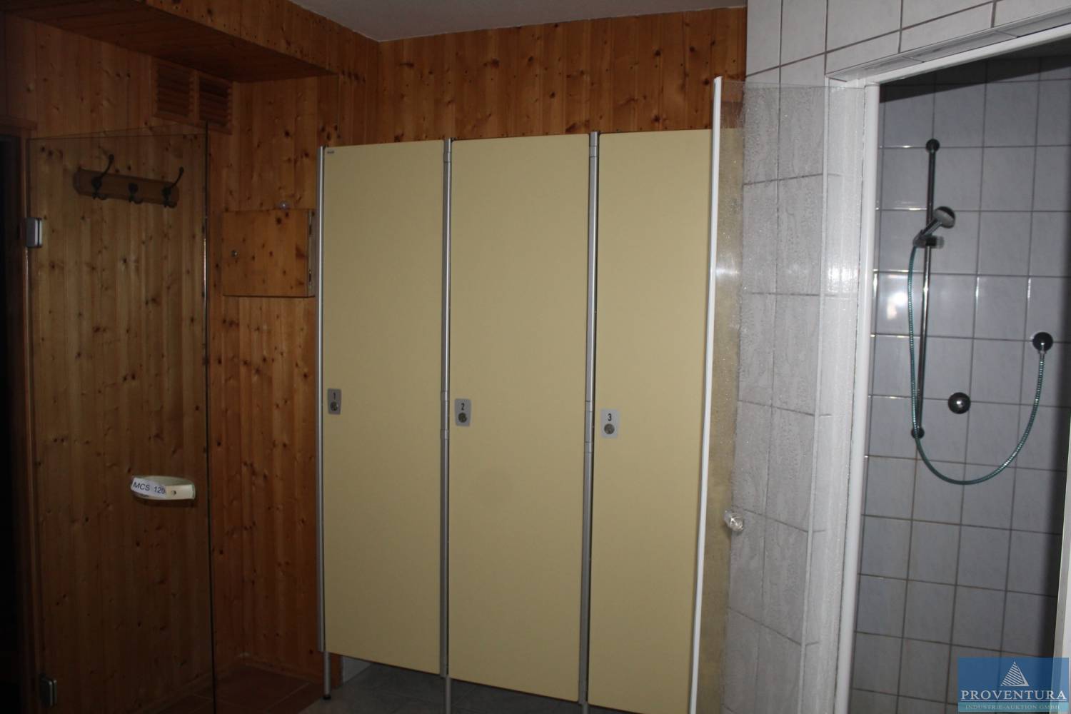 Spindanlage mit 3 Türen