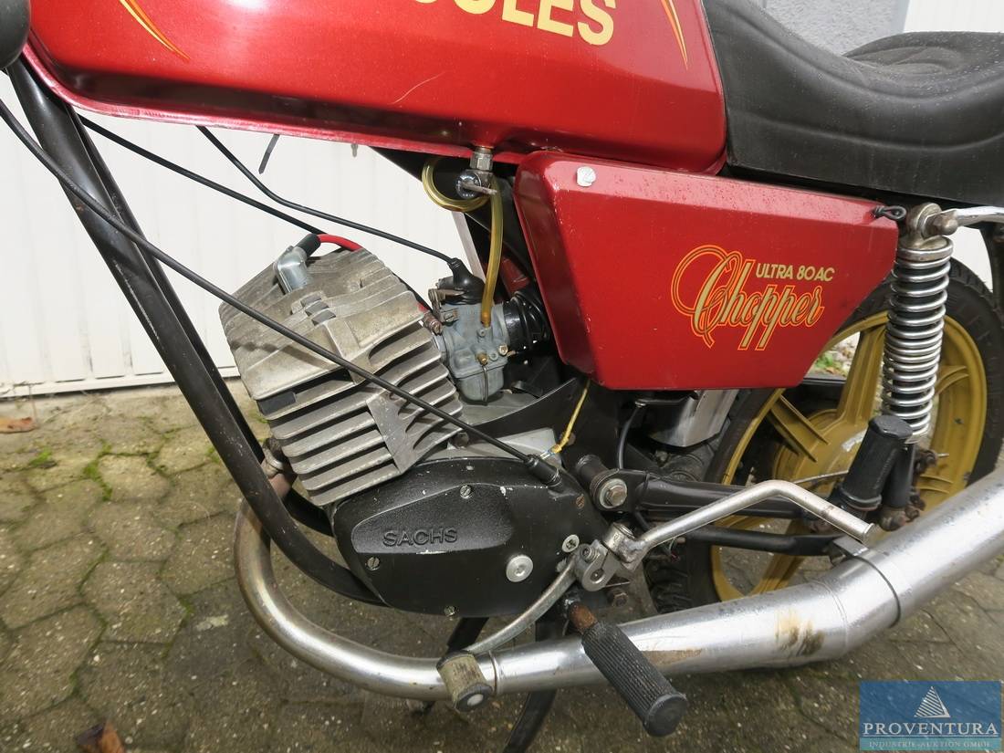 Motorrad HERCULES Ultra 80 AC Chopper Typ 686 Bj. 1982