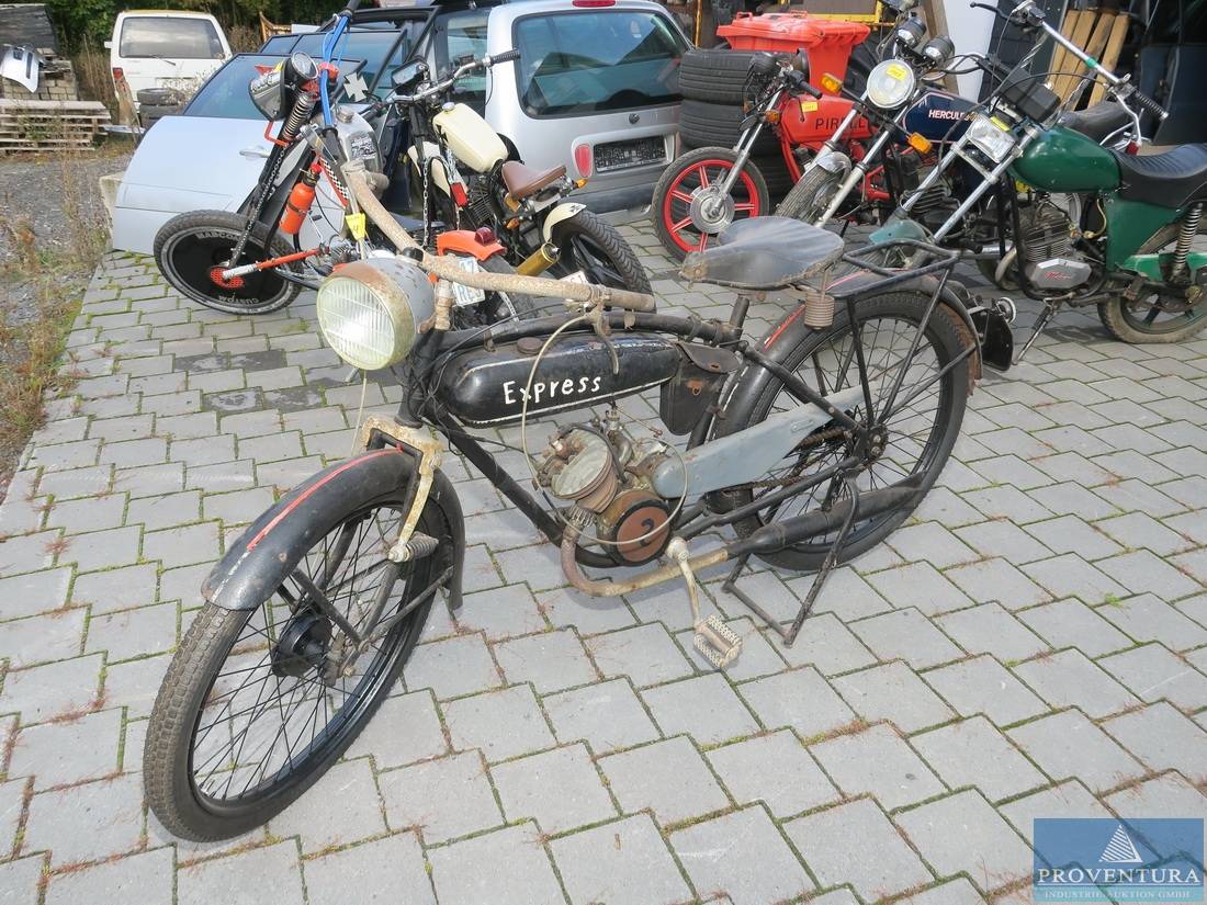 Oldtimer-Motorrad Wanderer Express vermutl. 30er Jahre