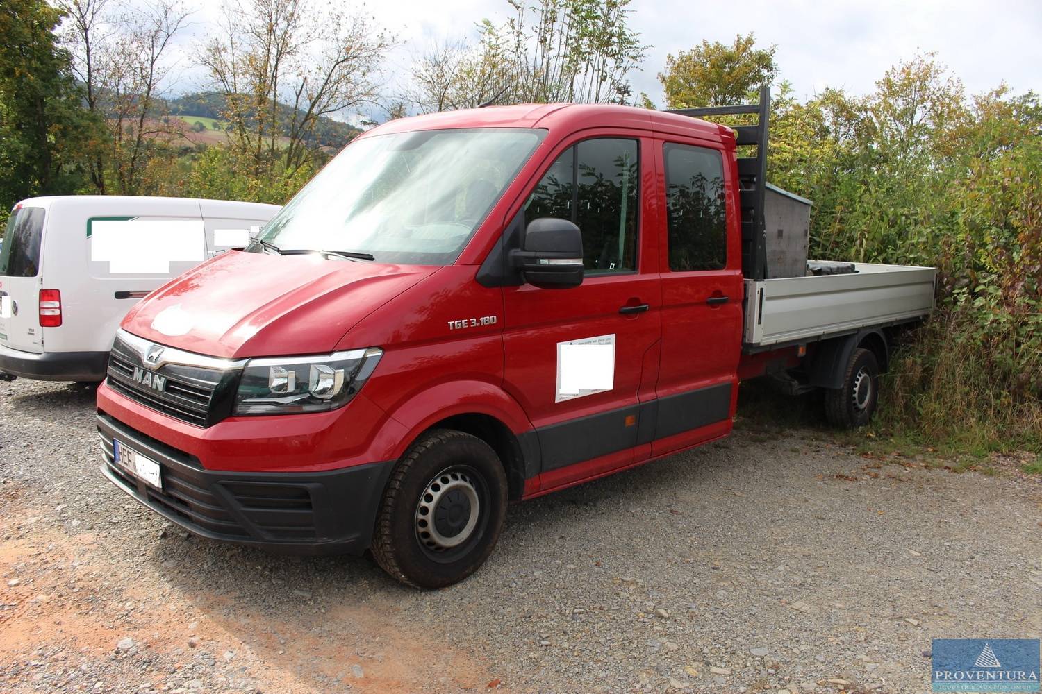 Lkw Doka offener Kasten MAN TGE 3.180