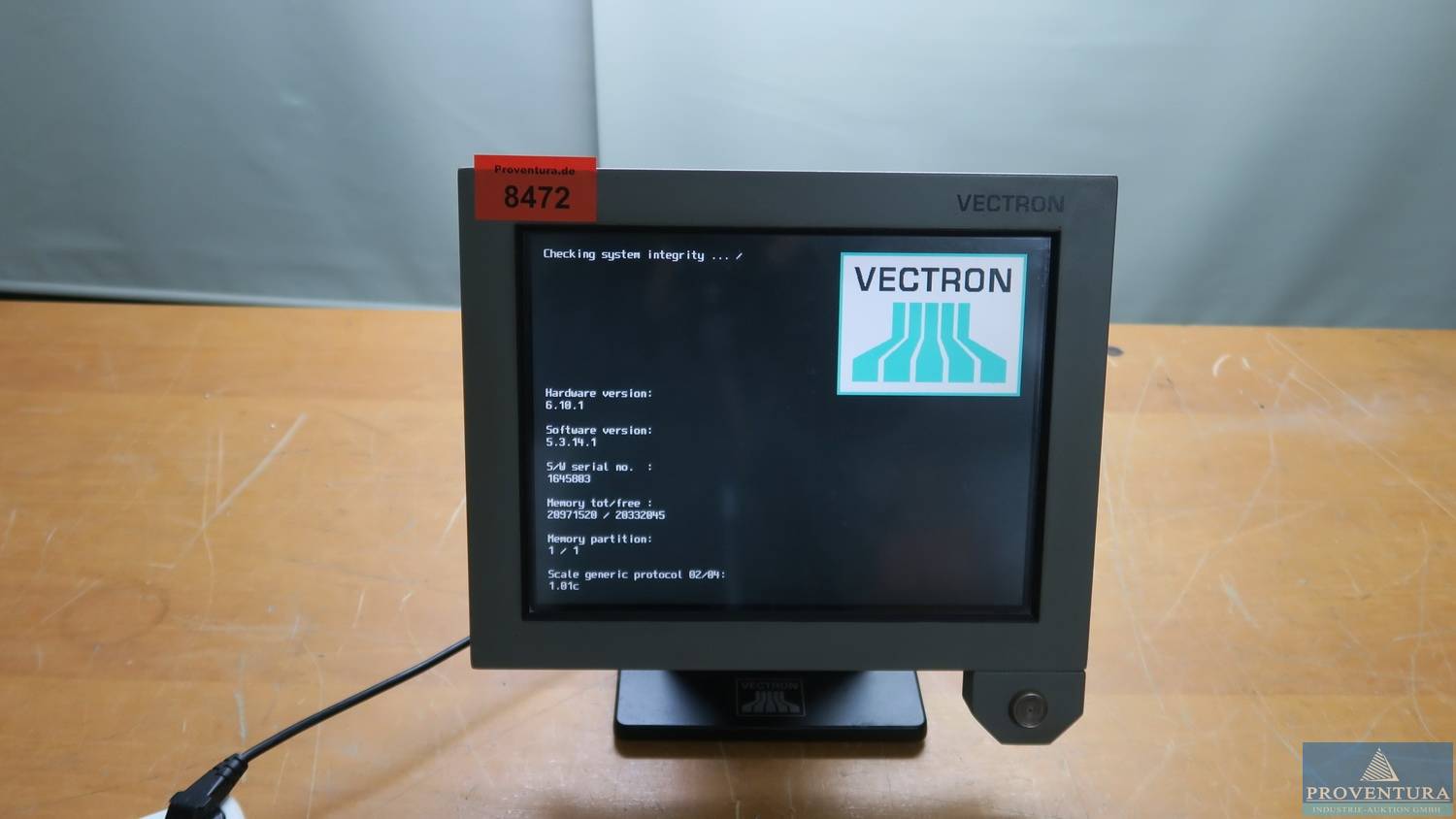 PC-System aus ehemaligem Kassenarbeitsplatz VECTRON Steeltouch Light