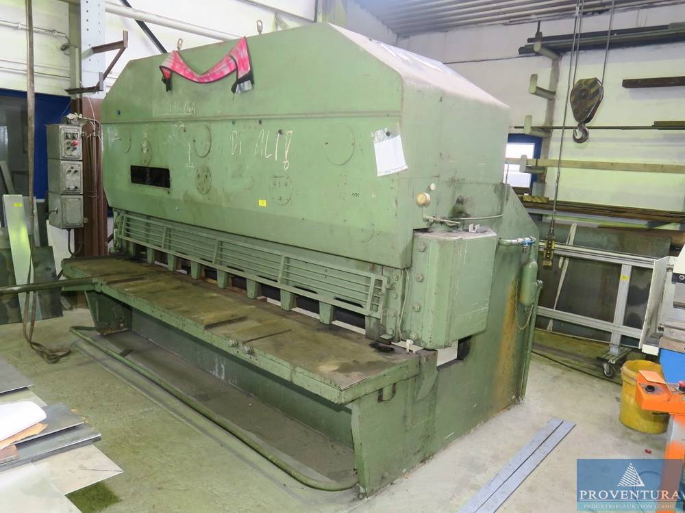 Hydraulik-Tafelschere WMW 3.000x16 mm Bj. 1958