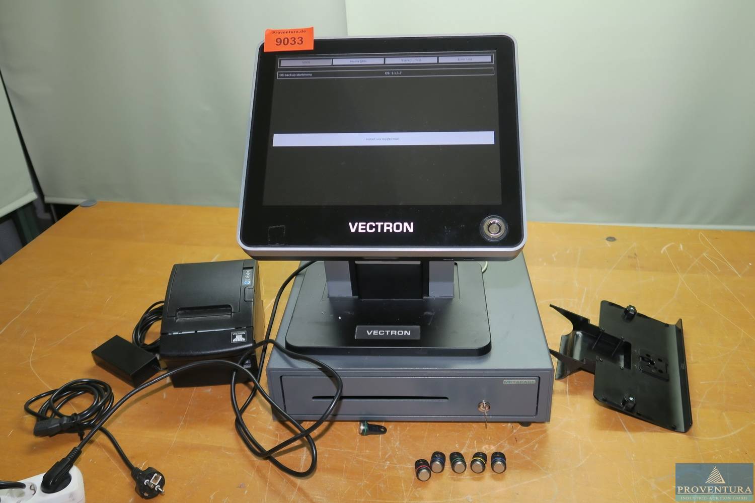 PC-System aus ehemaligen Kassenarbeitsplatz VECTRON Pos Touch 15 II