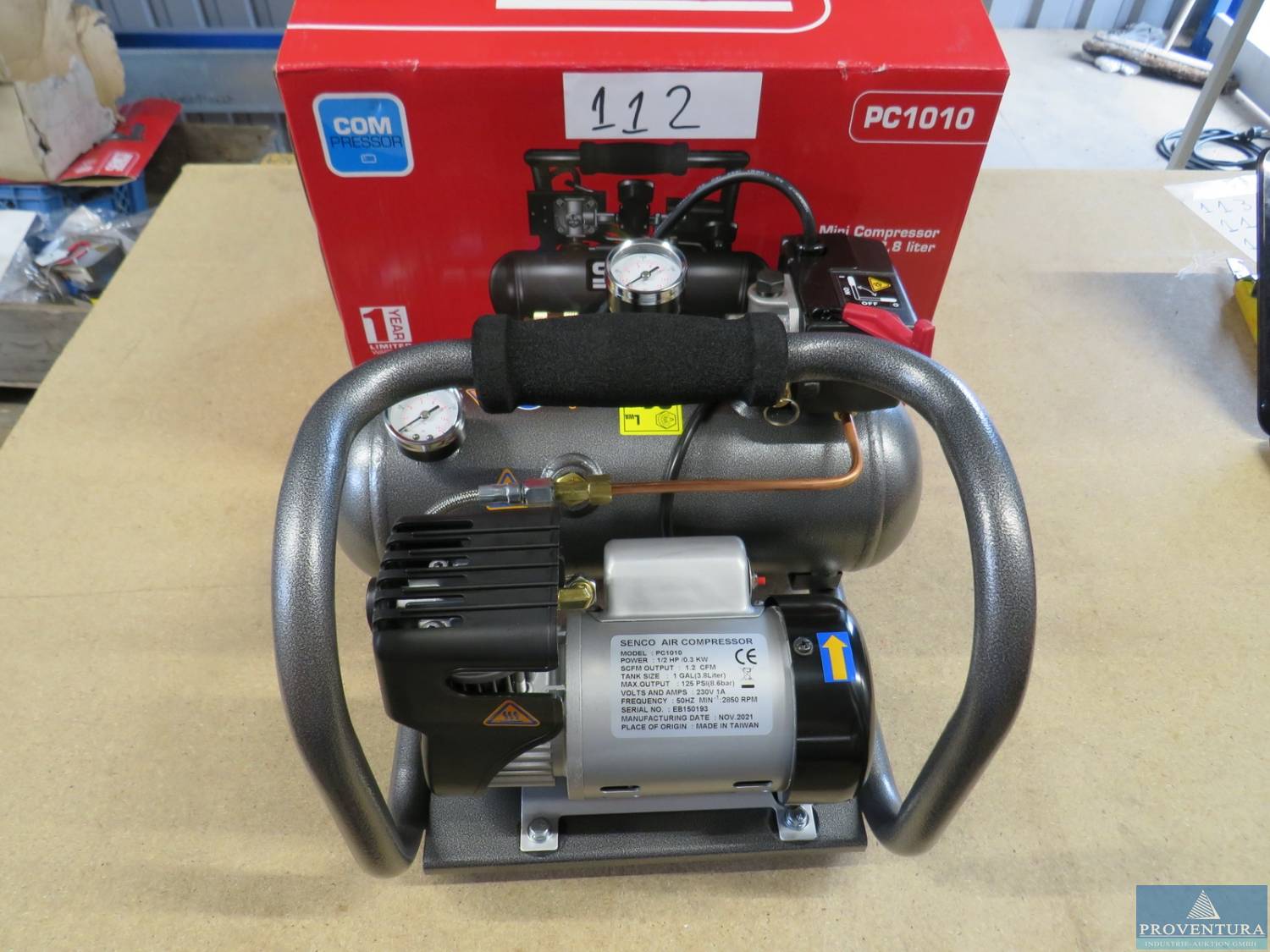 Mini-Druckluftkompressor SENCO pc1010