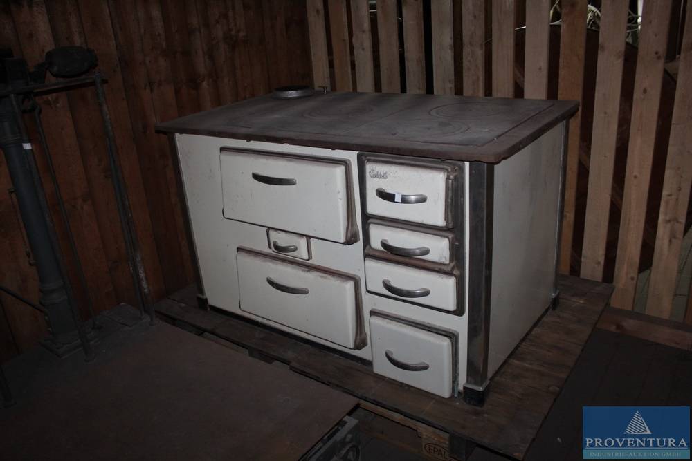 Kochmaschine Kochofen für Festbrennstoffe antik