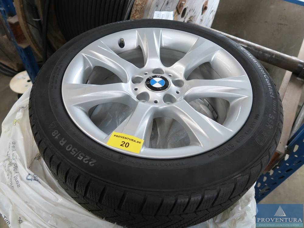 Pkw-Winterkomplettsatz auf BMW Alu-Felge 8Jx18H2 IS34