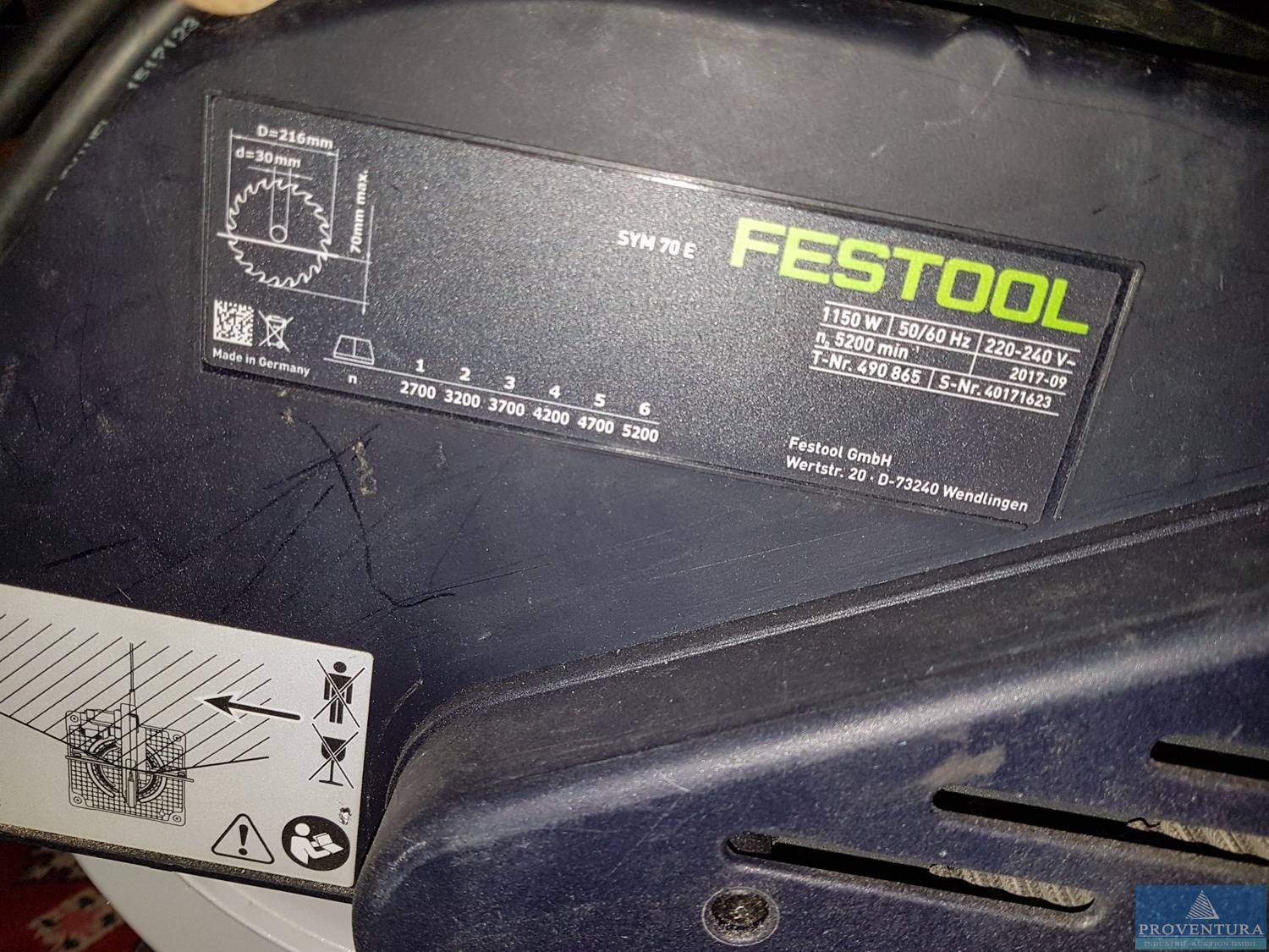 Leistensäge FESTOOL Sym 70 E