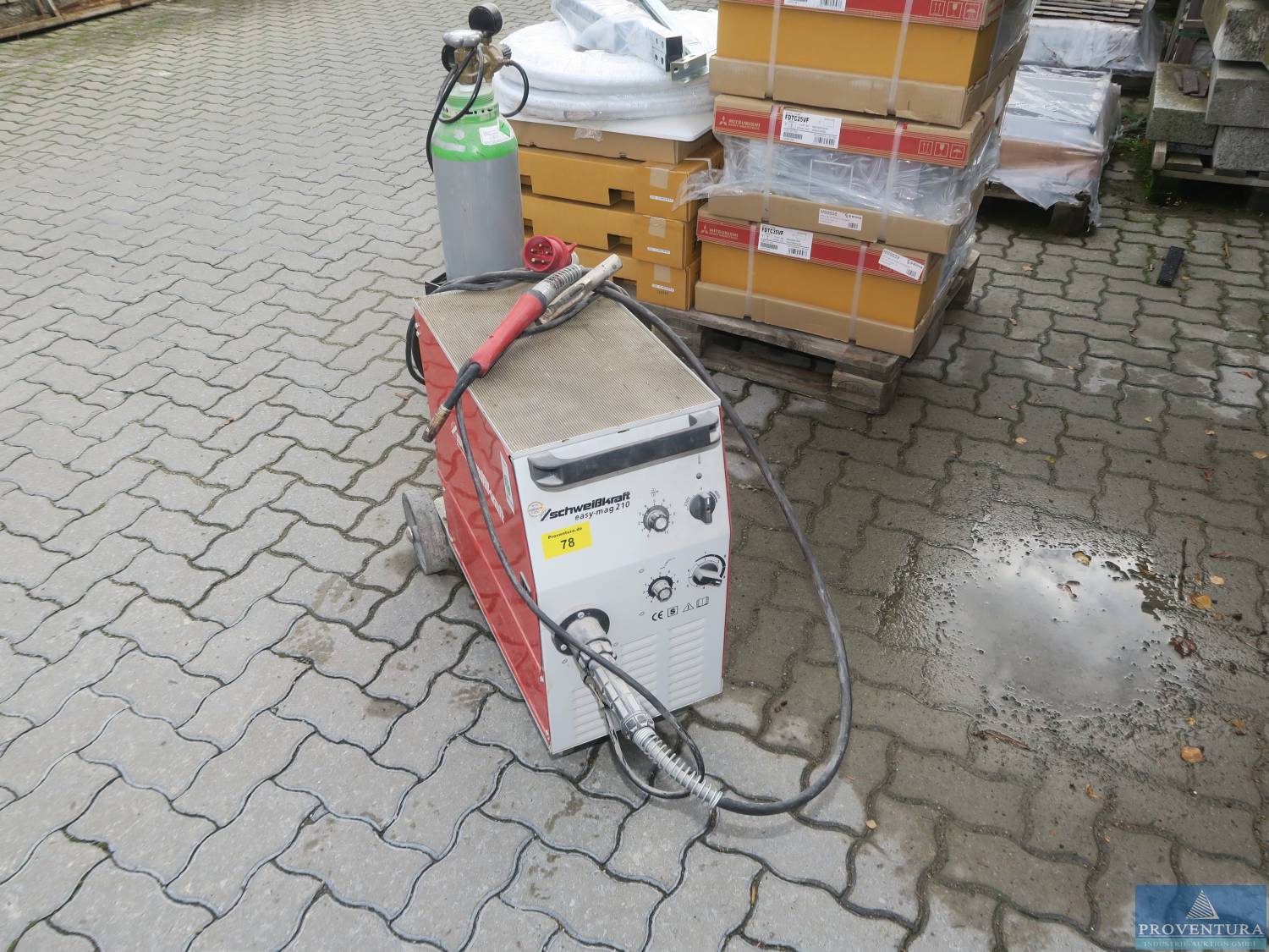 Schutzgasschweißgerät SCHWEISSKRAFT Easy-Mag 210