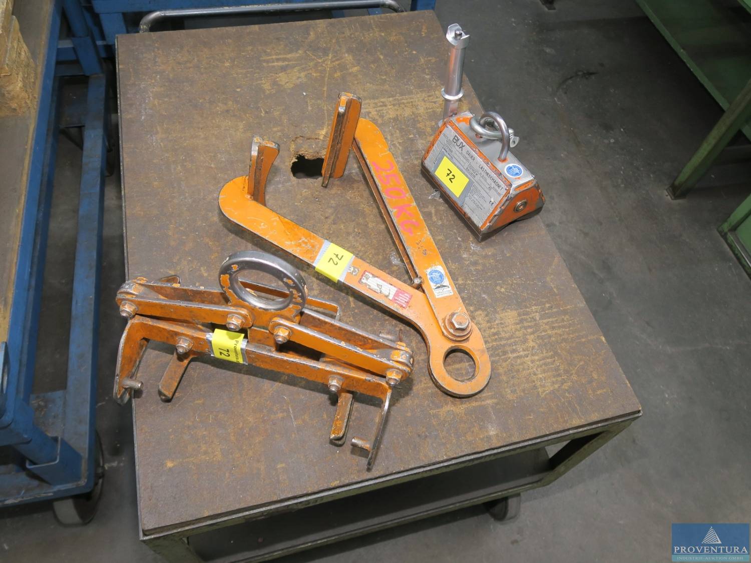 Hebemittel umfassend Magnetheber BUX Lasthebemagnet NMP 250 Tragkraft ...