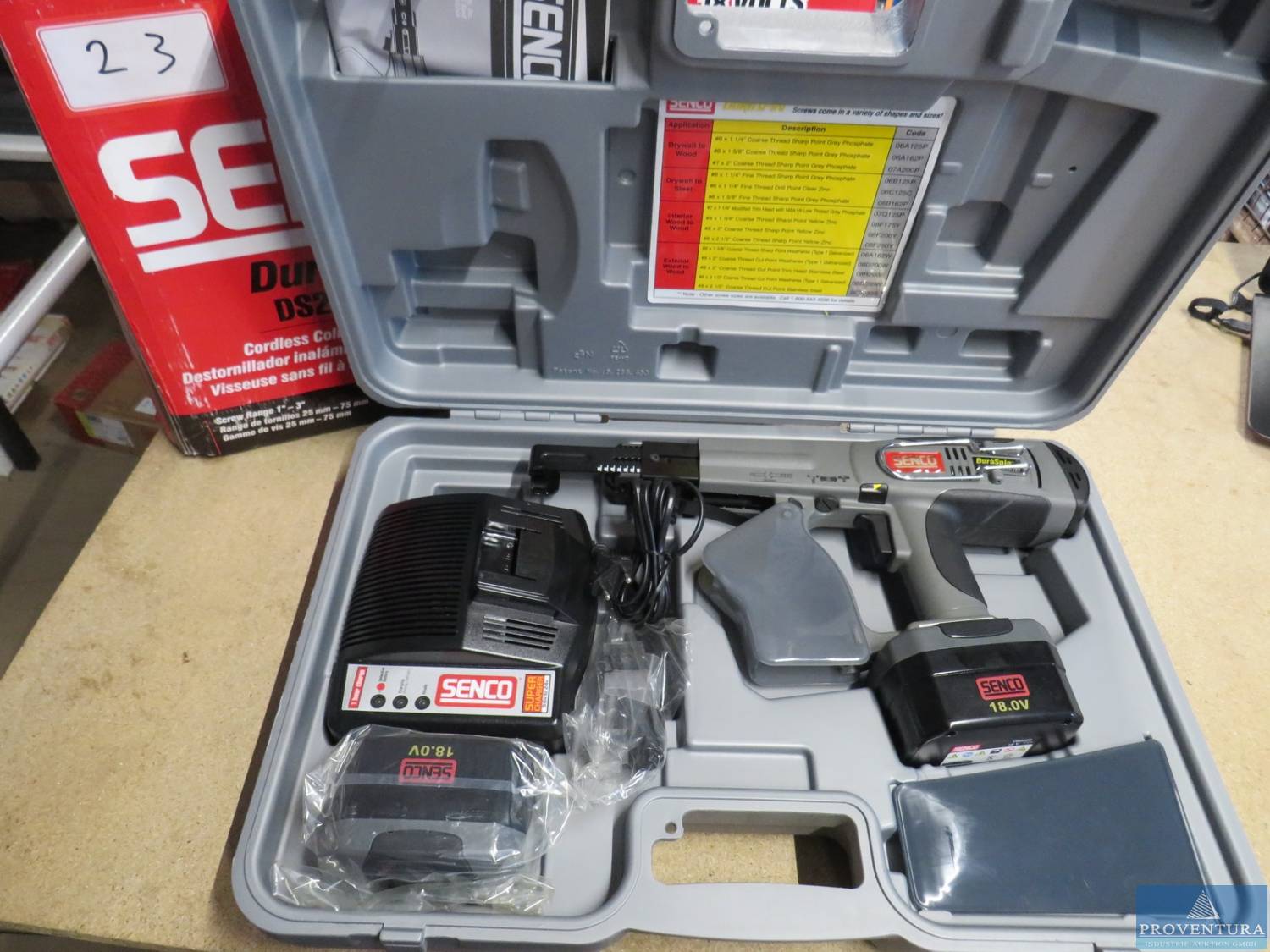 Akku-Magazinschrauber Senco duraspin ds275-18v 112 00130