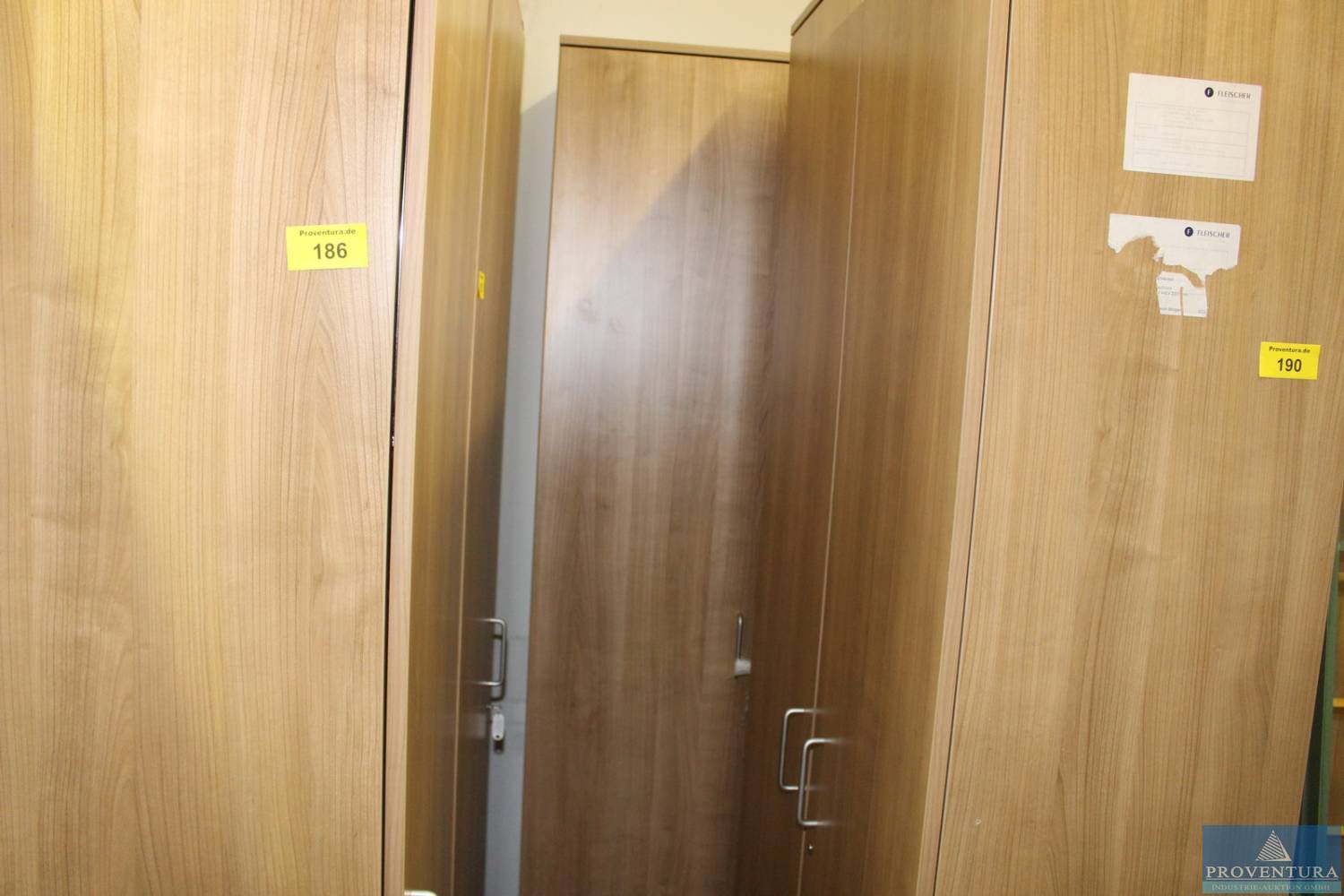 Büroschrank FLEISCHER Multiplan III Dekor Akazie hell ca. 100x227hx40t cm