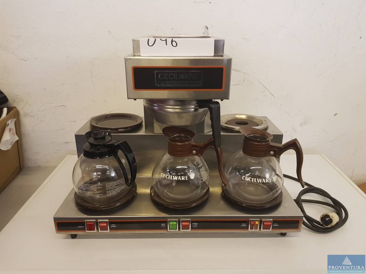 Filterkaffeemaschine CECILWARE SSB5 mit 3 Kannen