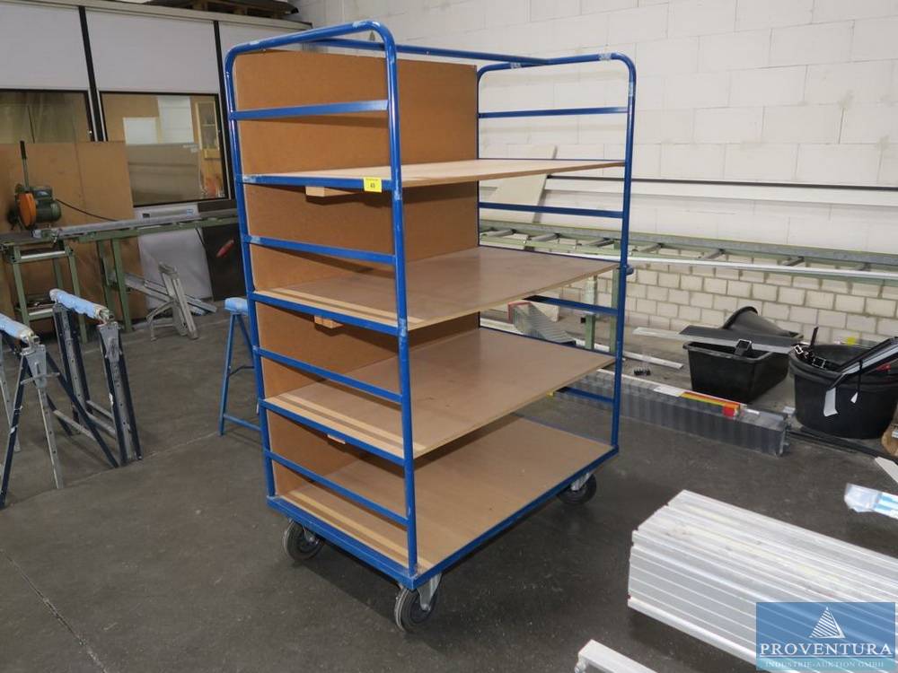 Rollregal Stahl blau ca. 160x80x200cm