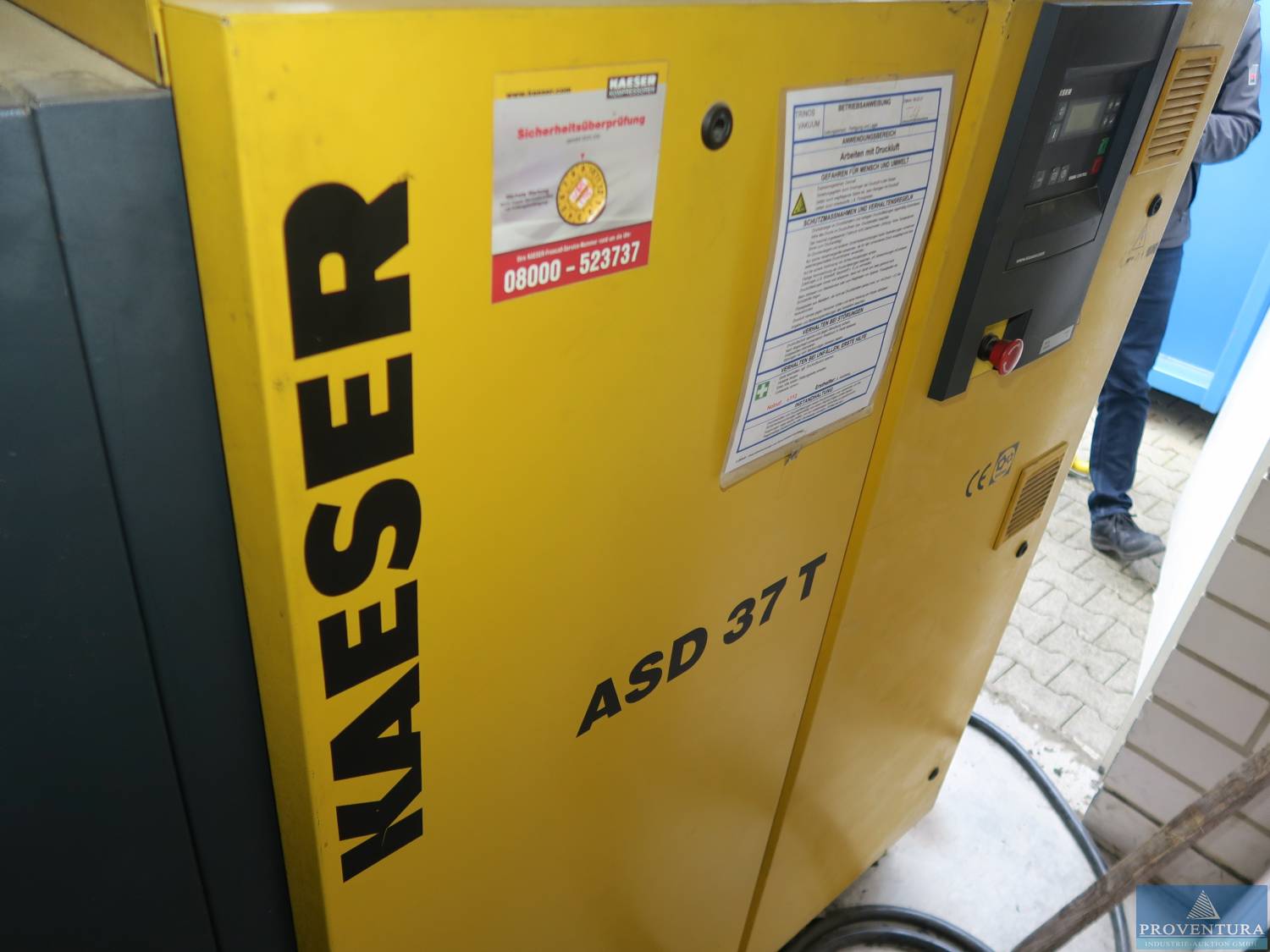 Kompressoranlage KAESER ASD 37 T, Bj. 2003