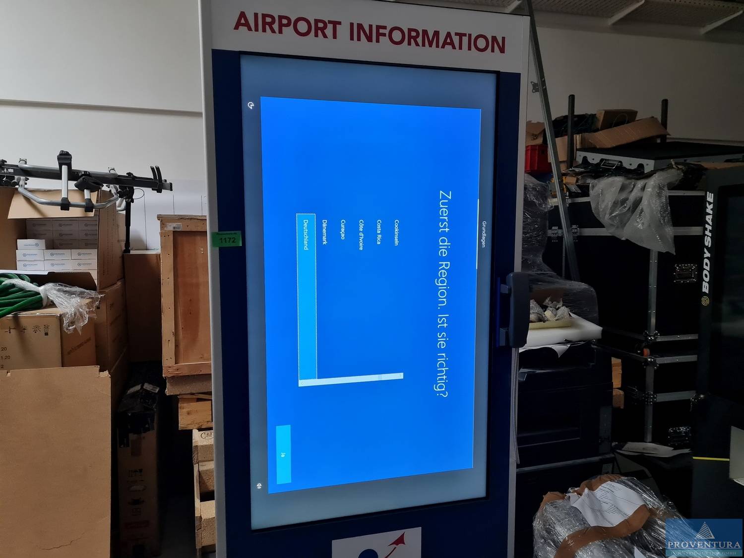 Infodisplay EKIOSK Design Phex Stand 55"