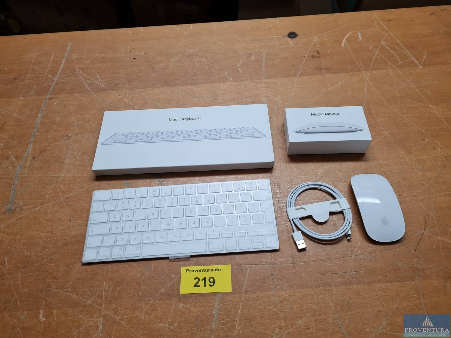 Tastatur und Maus APPLE Magic Keyboard US Layout und Magic Mouse 2