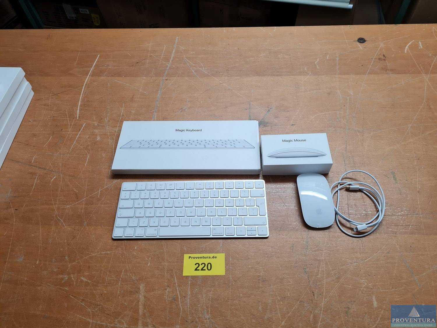 Tastatur und Maus APPLE Magic Keyboard US Layout und Magic Mouse 2