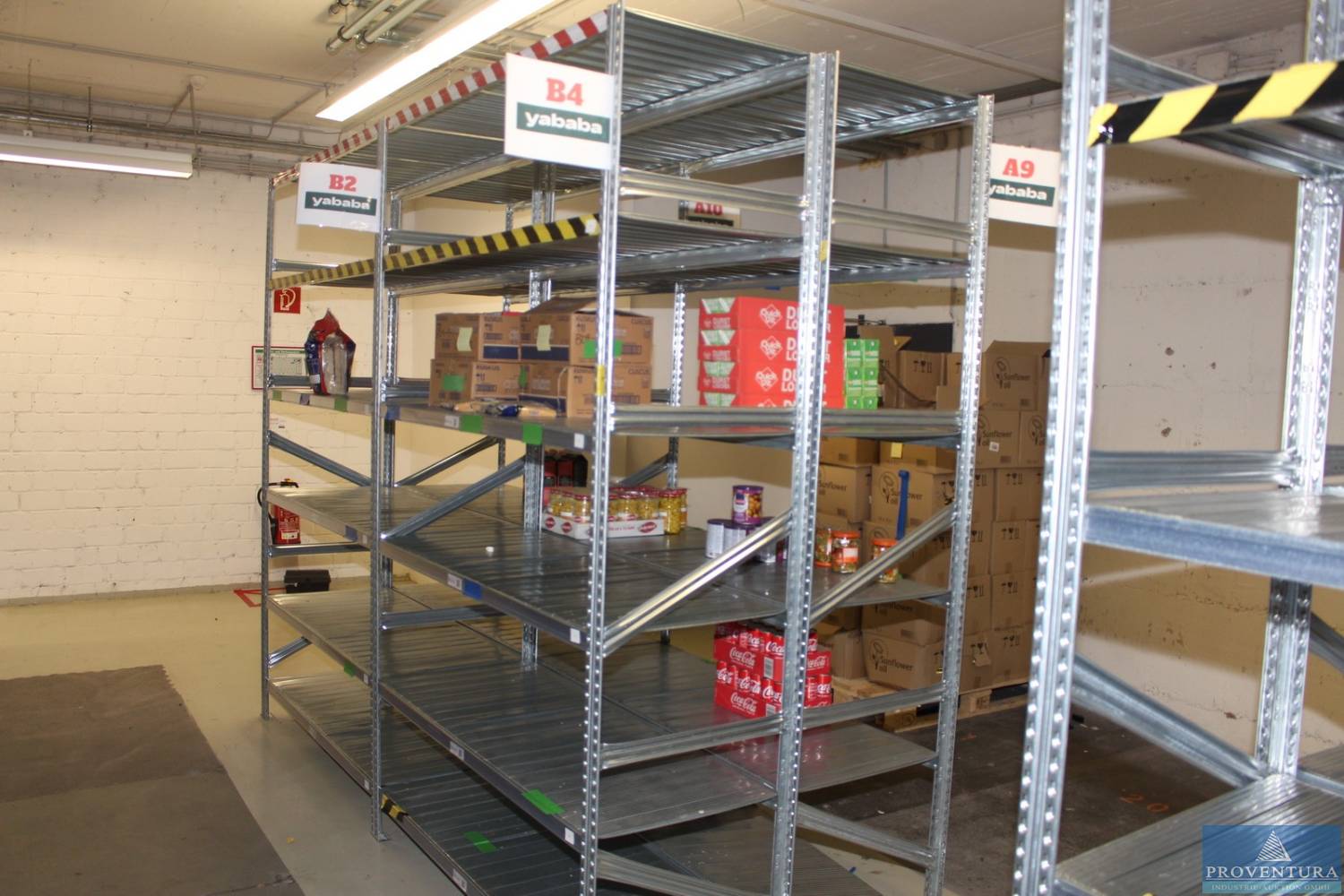 Steckregale verzinkt Made in Italy je ca. 300x250 cm