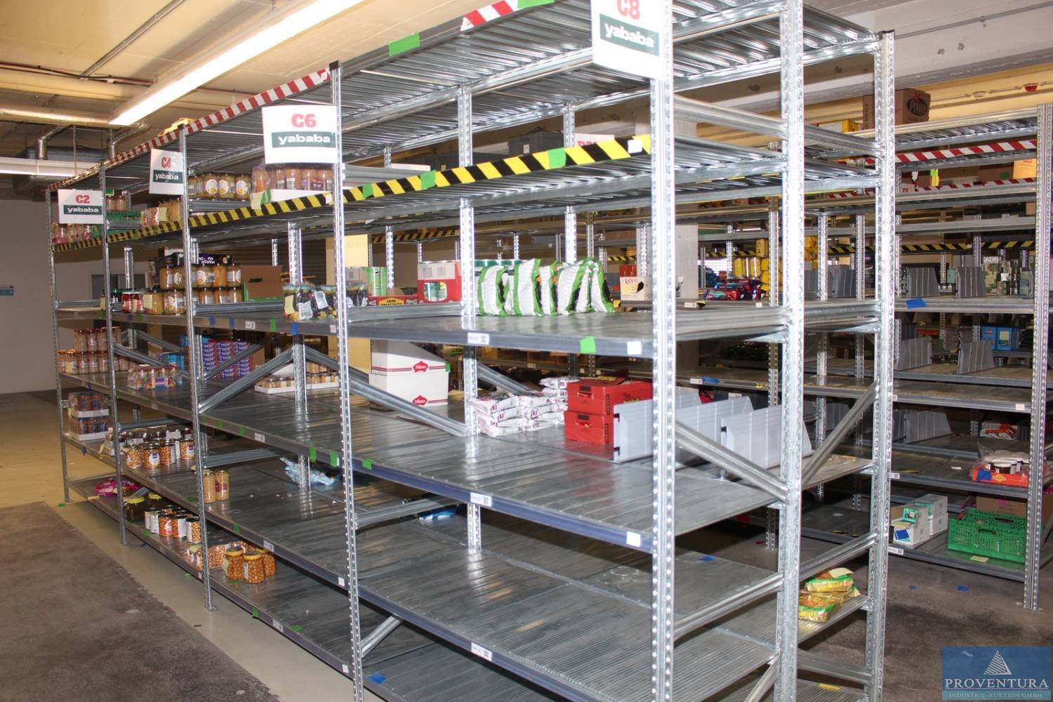 Steckregale verzinkt Made in Italy je ca. 600x250 cm