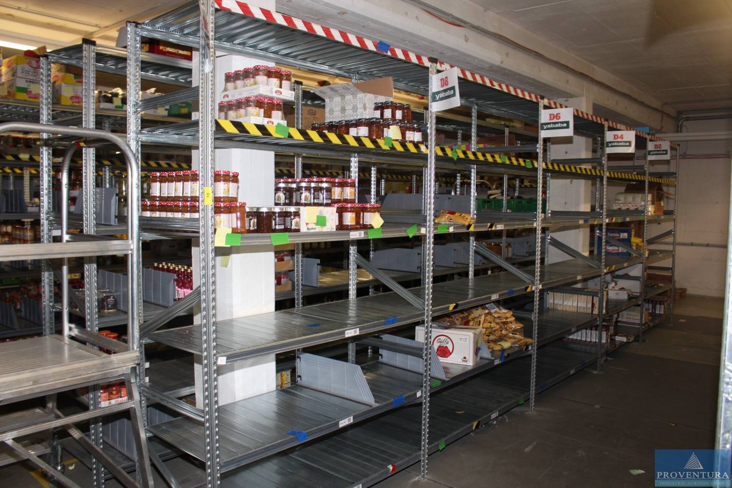 Steckregale verzinkt Made in Italy je ca. 750x250 cm