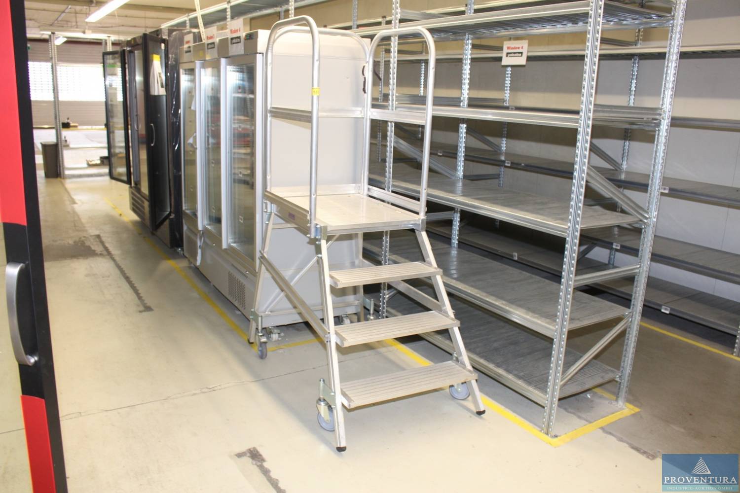 Alu-Podest-Rollleiter GÜNZBURGER STEIGTECHNIK MUNK 50104